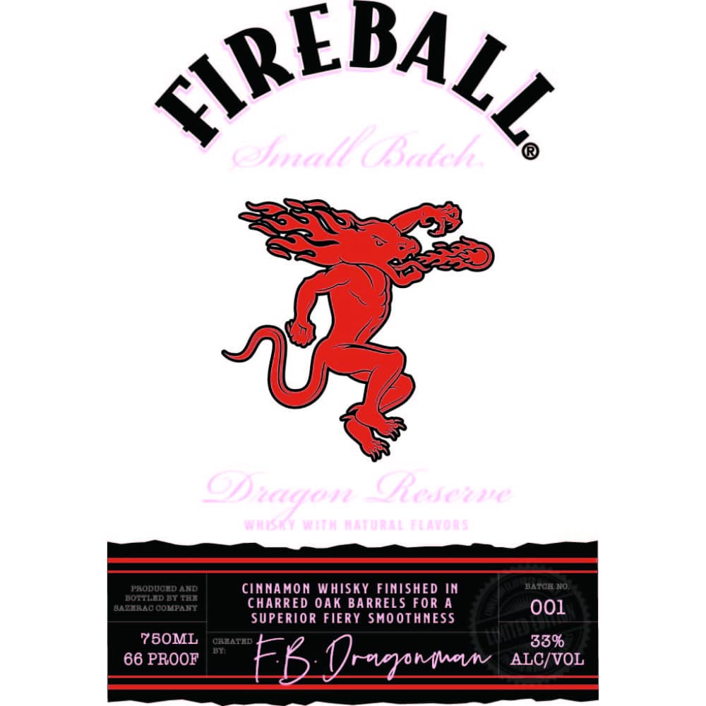 Fireball Dragon Reserve Cinnamon Whisky | Buy Online - HuntBourbon.com